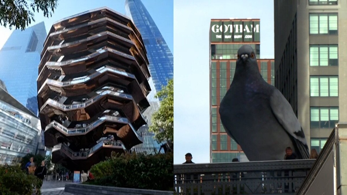 Pombo gigante e estrutura Vessel são as novidades turísticas de Nova ...