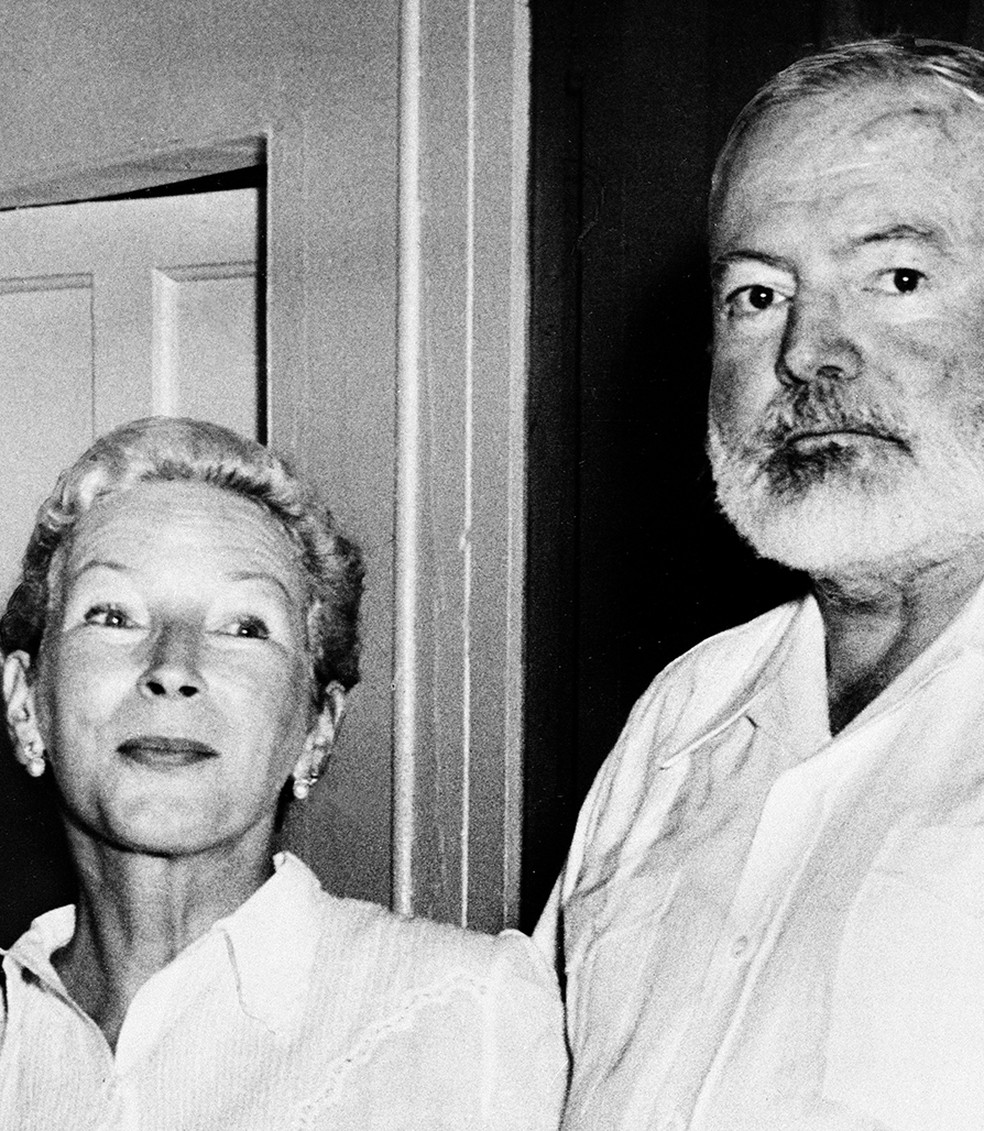 Ernest Hemingway And Mary Welsh