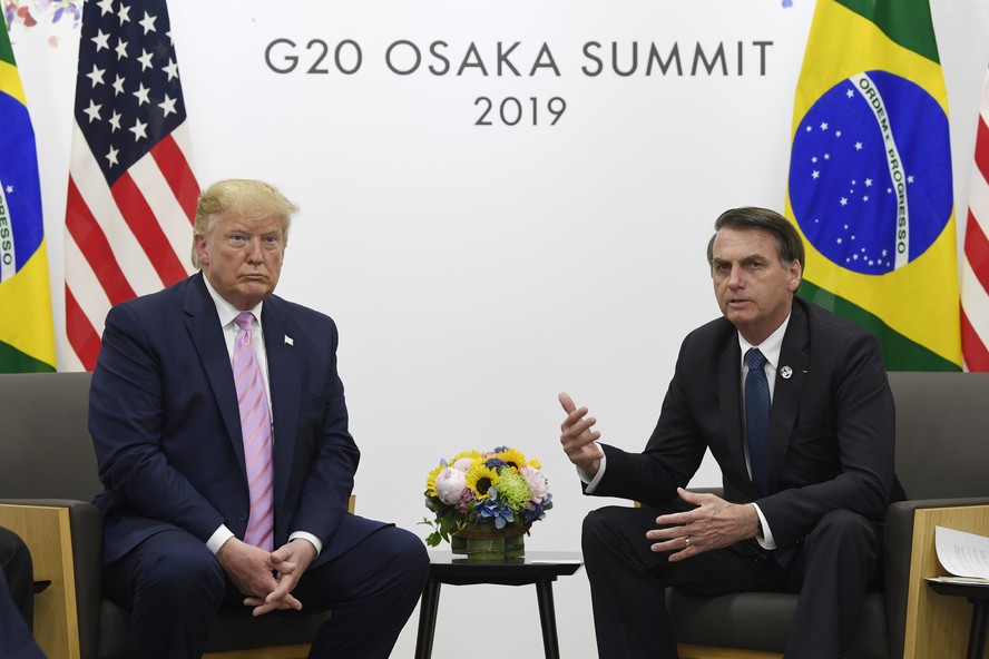 Em carta a Bolsonaro, Trump diz que julgamento deve terminar ...