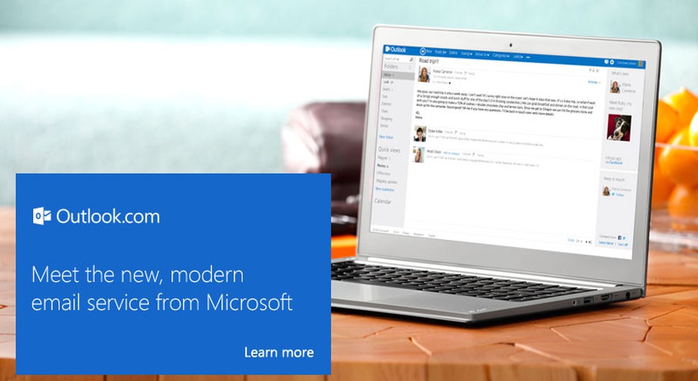 Microsoft lança oficialmente novo serviço de e-mail | Empresas | Valor ...