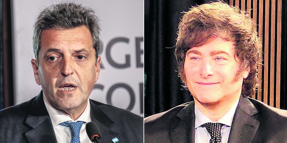 Campanha de Massa volta a vincular Milei com Trump e Bolsonaro | Mundo ...