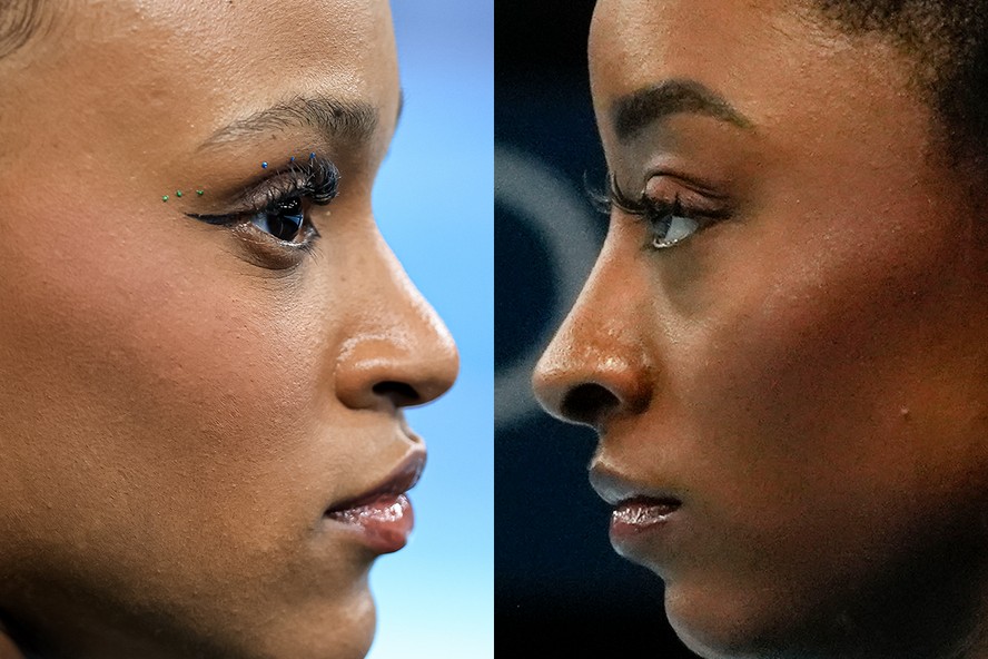 Simone Biles x Rebeca Andrade na ginástica: compare atributos e ...