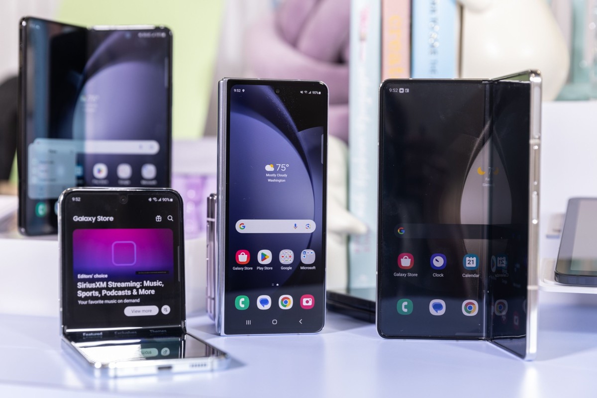 Samsung lança telefones dobráveis mais finos, tablets e atualizações de ...