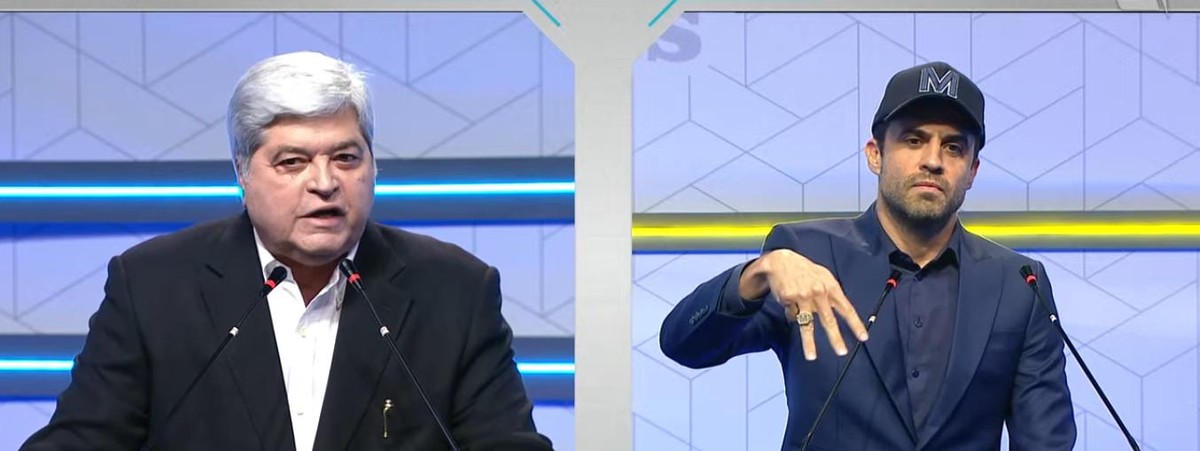 Datena e Marçal estarão mais próximos no debate do SBT | Eleições 2024 ...