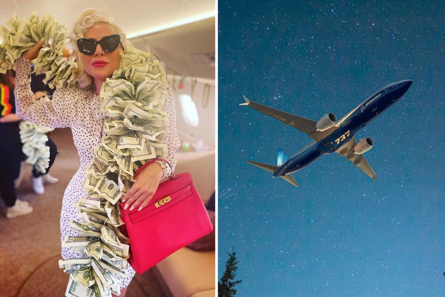 Avião que Lady Gaga usou para vir ao Brasil custa mais de R$ 720 ...