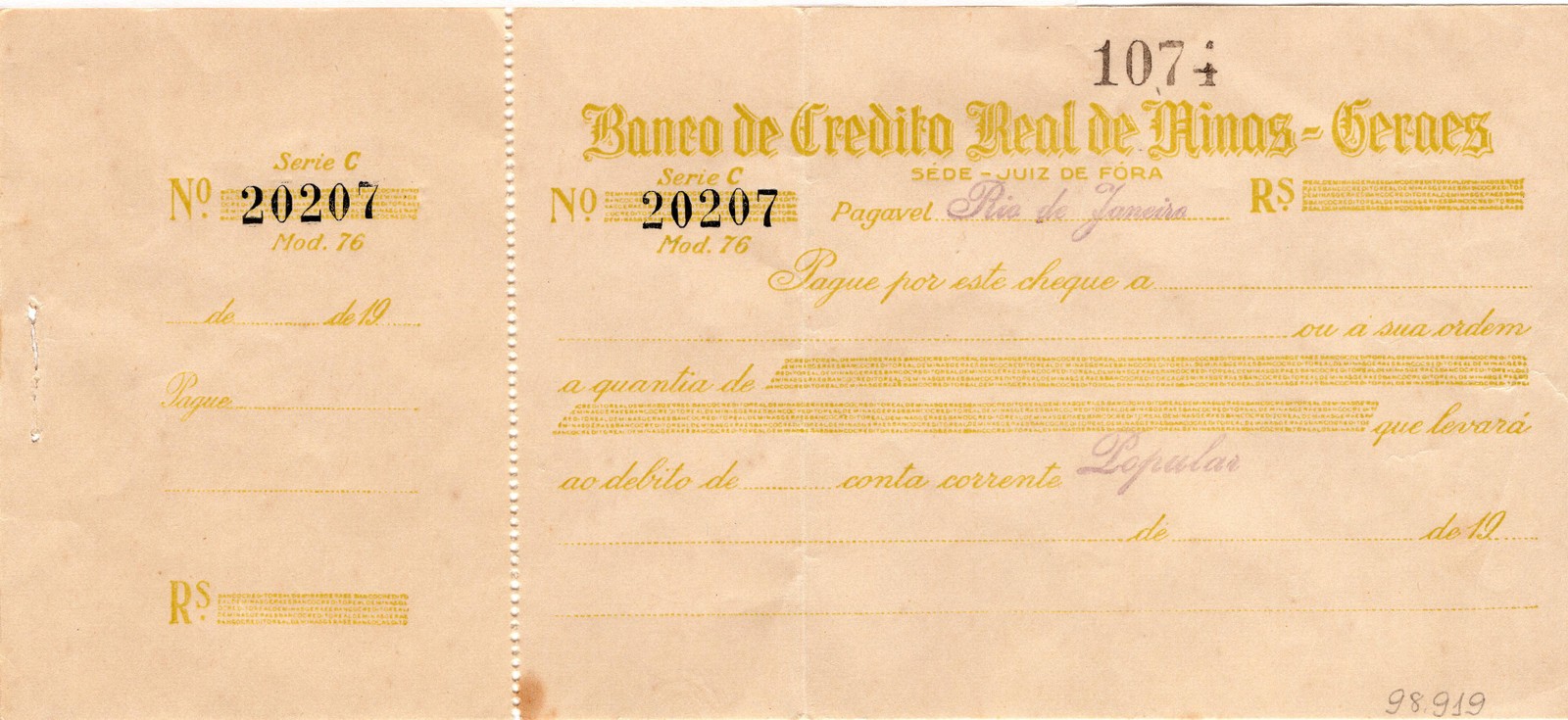 Conheça a história de criação do cheque e veja imagens de cheques ...