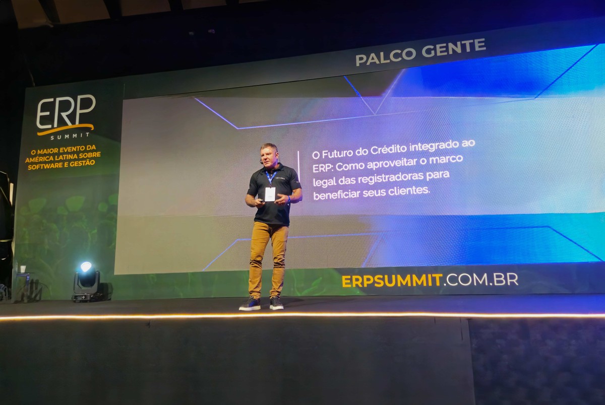 Crédito: presidente da Nexxera palestra no ERP Summit 2024 | Dino ...