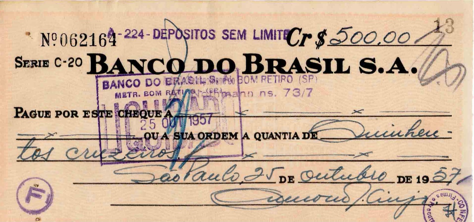 Conheça a história de criação do cheque e veja imagens de cheques ...