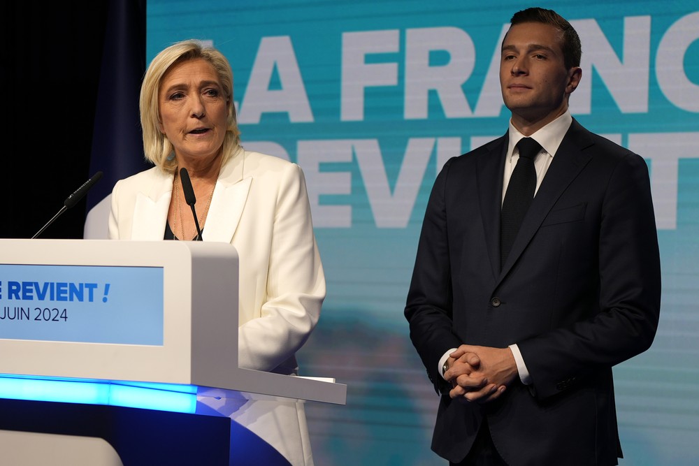 Pesquisas mostram partido de Le Pen à frente de Macron | Mundo | Valor ...