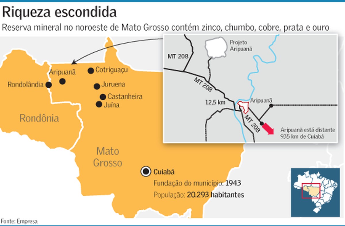Nexa Aguarda Licença De Instalação Do Projeto De Zinco Aripuanã Em Mt