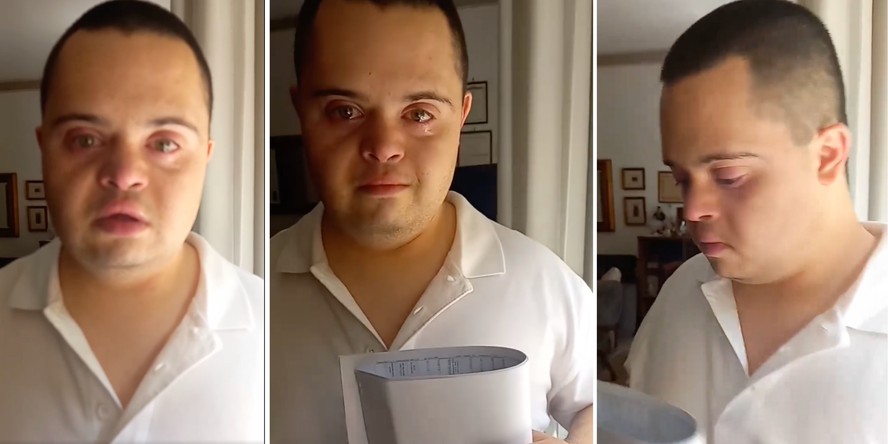 Jovem com síndrome de down chora e viraliza após ser contratado: “Como ...