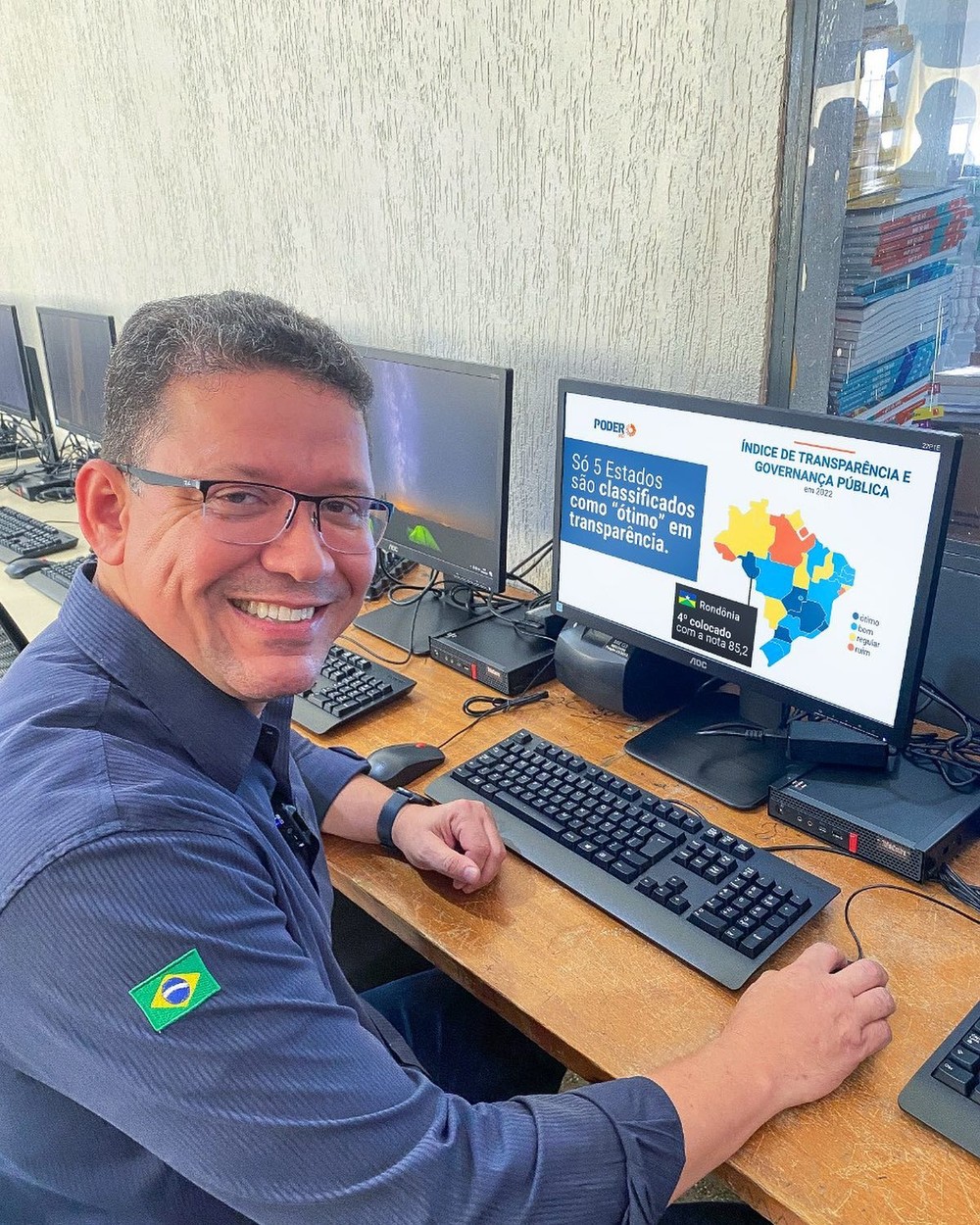 Coronel Marcos Rocha (União Brasil) toma posse como governador reeleito ...