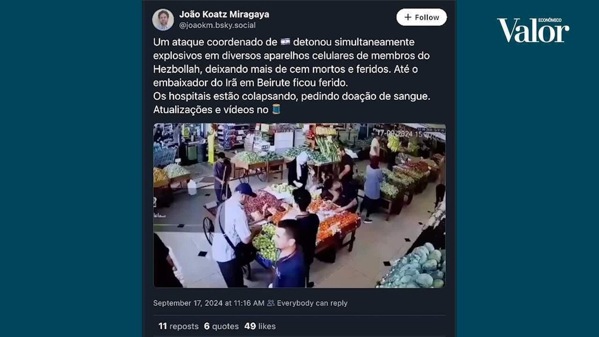 FT: Israel há muito usa dispositivos de comunicação para assassinar ...