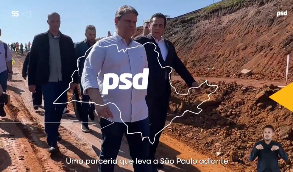 Com três ministérios, PSD dá protagonismo a Tarcísio em propaganda na ...