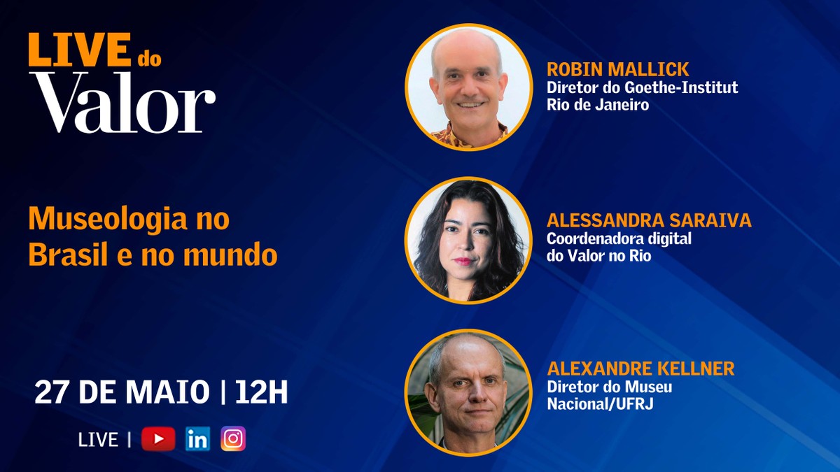 Live do Valor: Robin Mallick, diretor do Goethe-Institut Rio de Janeiro ...