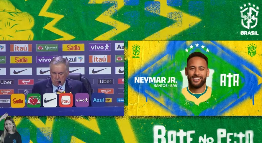Ancelotti Convoca Seleção Para A Copa Neymar Está Dentro Brasil