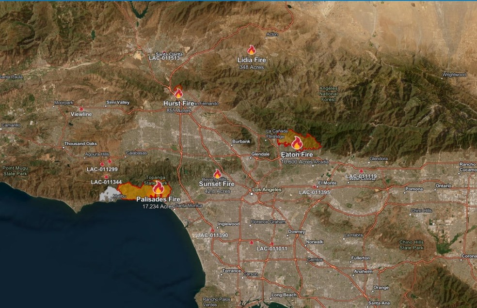 Incêndio em Los Angeles: entenda o que está acontecendo | Mundo | Valor ...