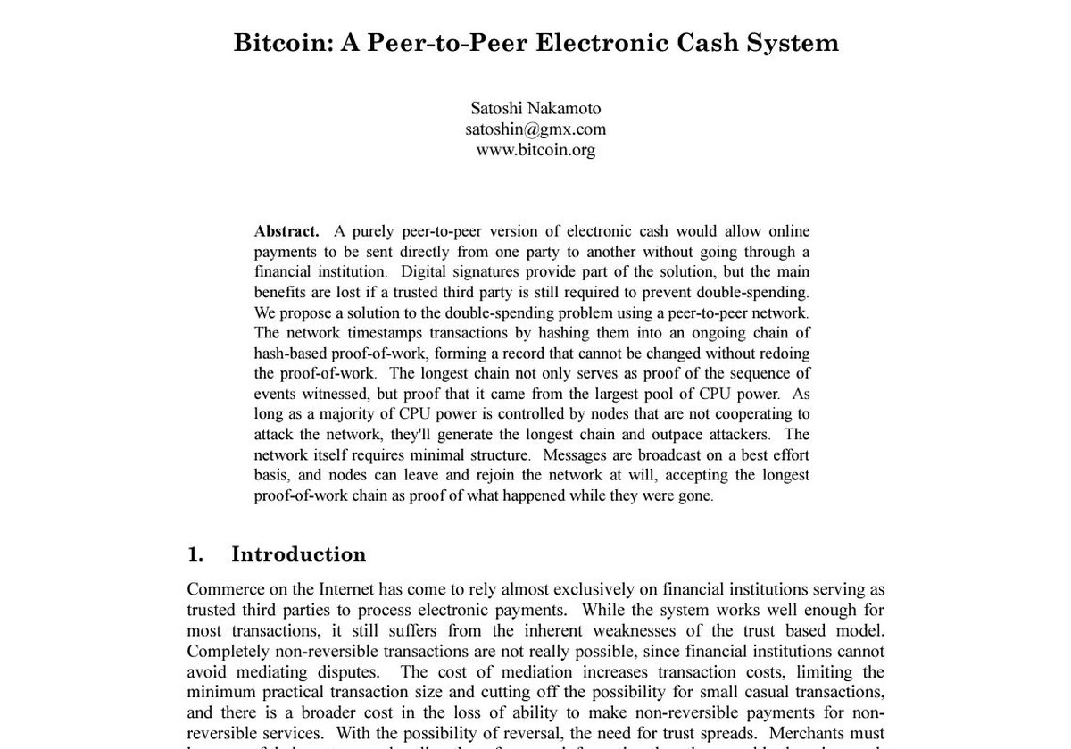 ‘White Paper’ do Bitcoin completa 15 anos com aposta em rali pós-ETF ...