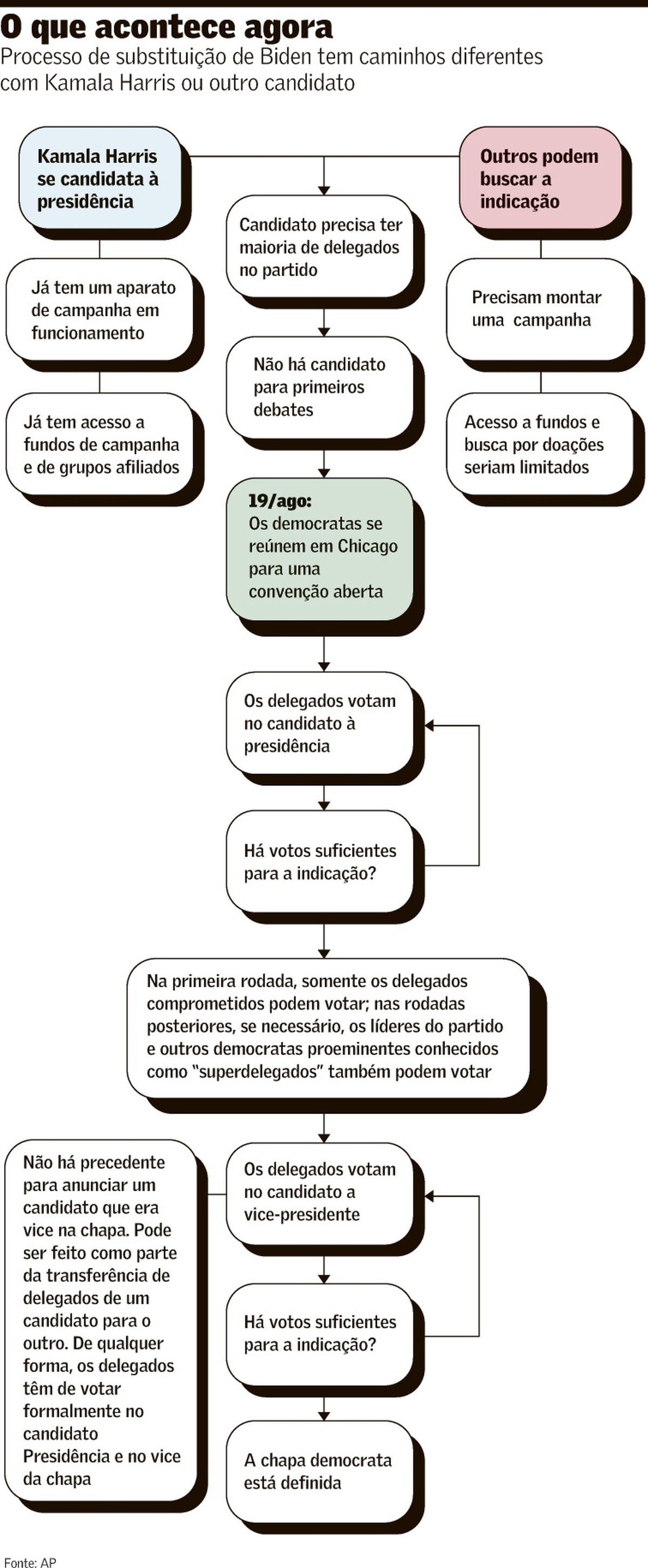 Harris não é modelo de carisma, mas é a opção lógica para partido, diz ...