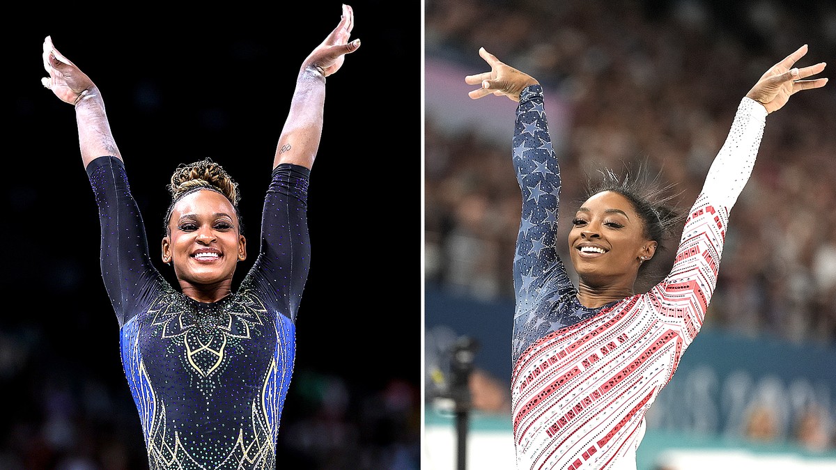 Rebeca Andrade x Simone Biles: compare as notas na final por equipes ...
