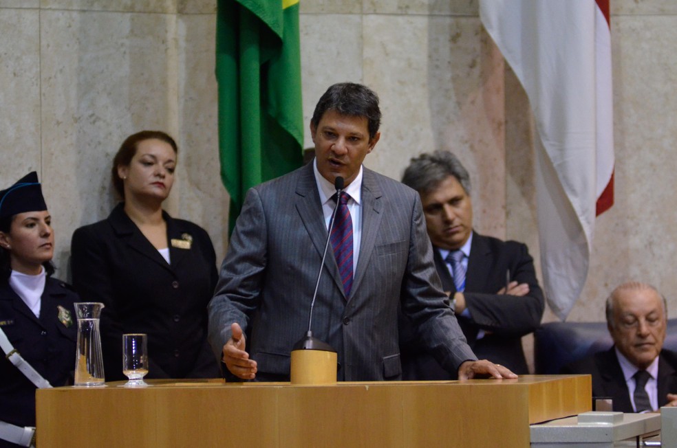 Em sua posse, Haddad diz que o 'Legislativo não é um obstáculo ...