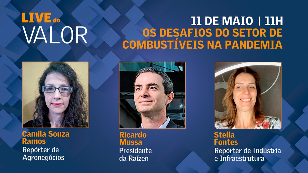 Live do Valor: Ricardo Mussa, presidente da Raízen, fala sobre os ...